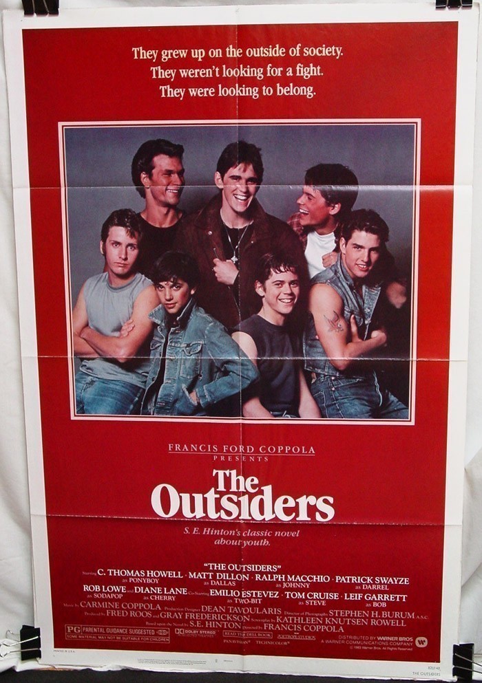 The Outsiders (1982) Original Poster